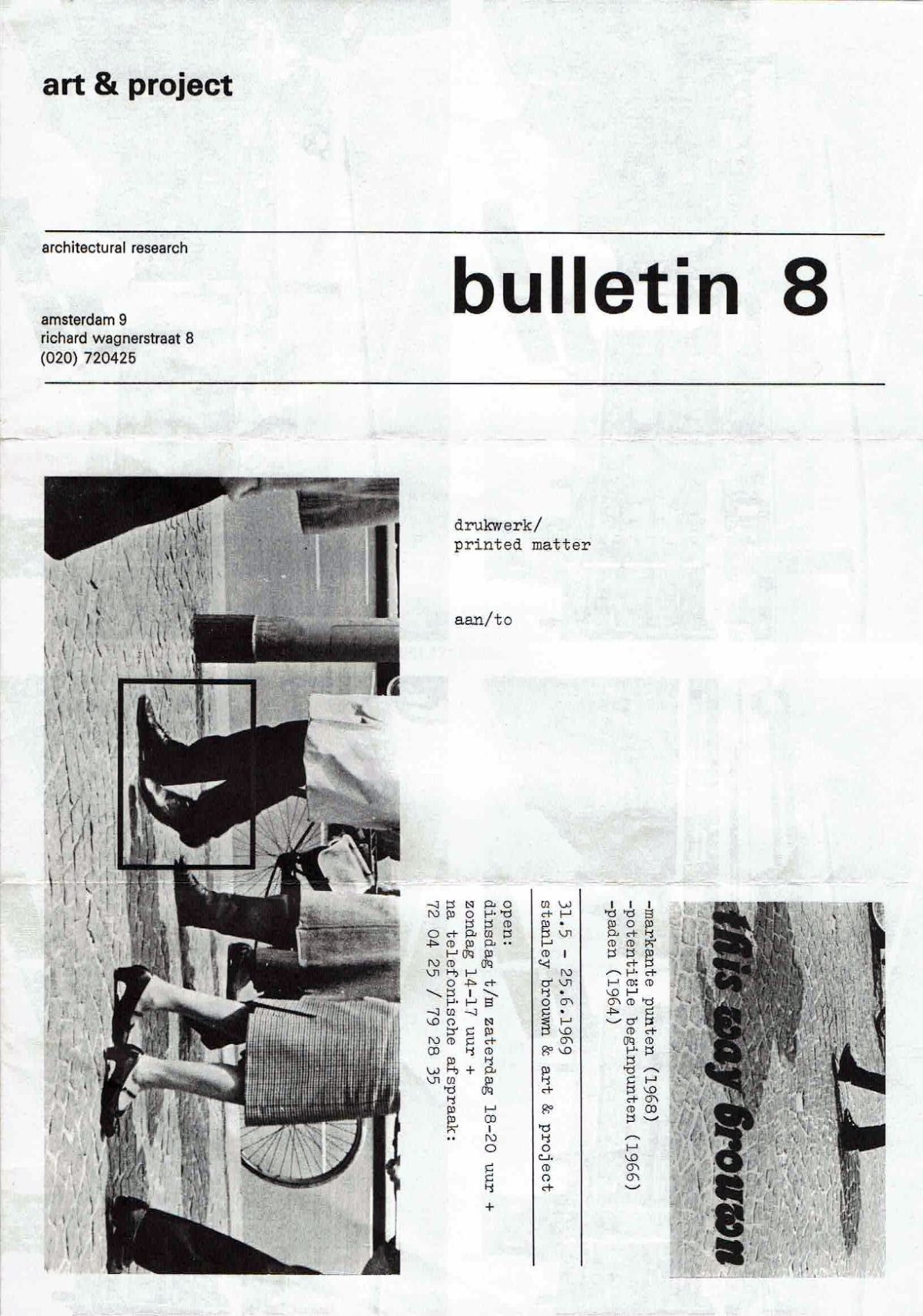 haubrok foundation | art & project bulletins 1968–1989